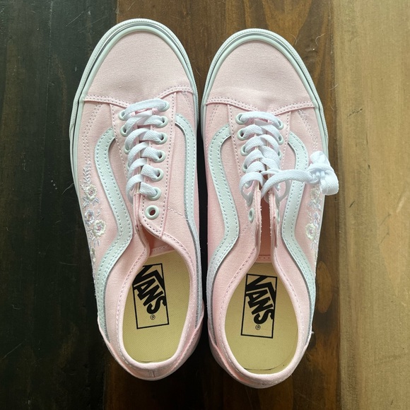Vans | Shoes | Vans Pastel Pink Floral Old Skools | Poshmark